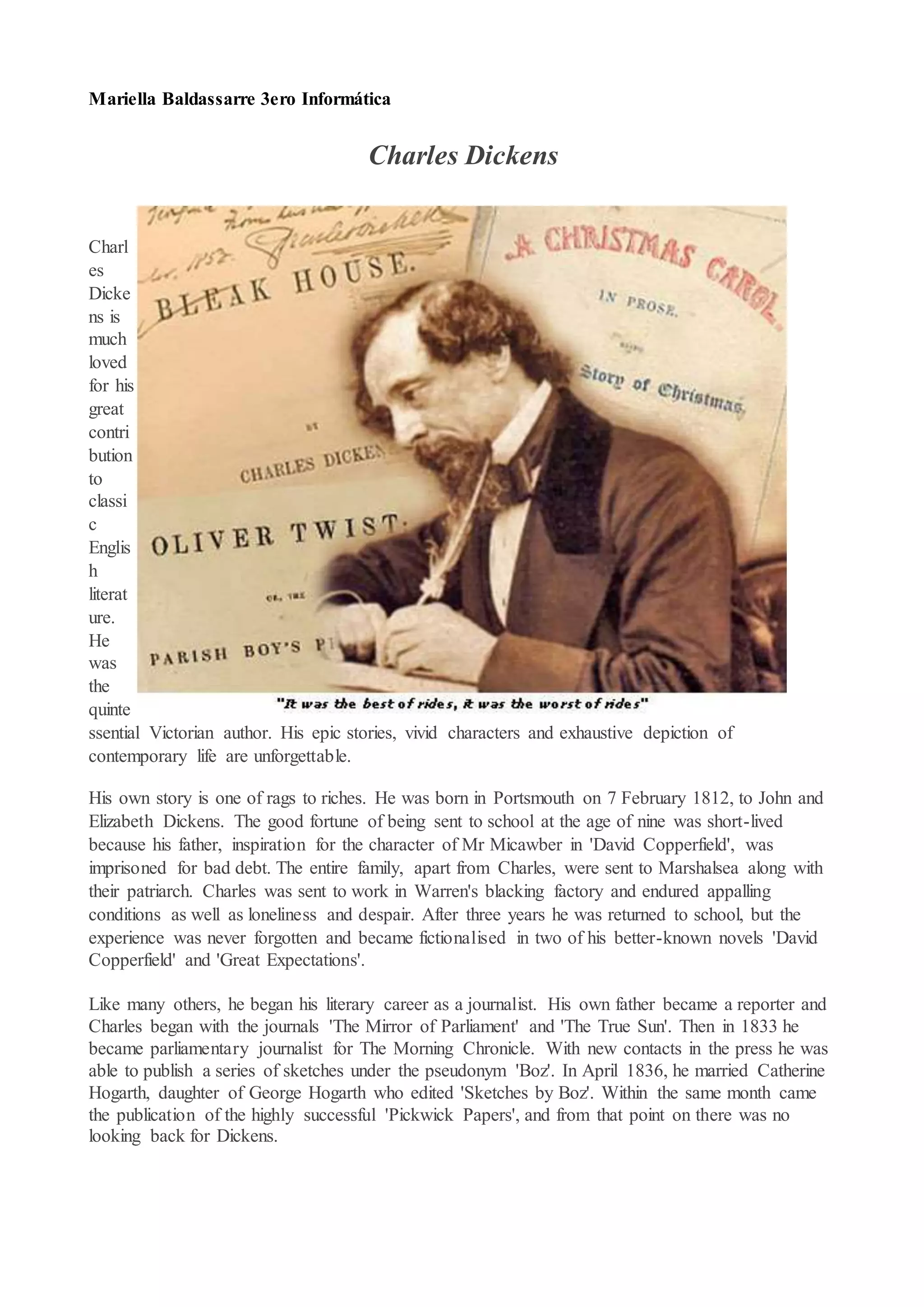Charles dickens | DOCX