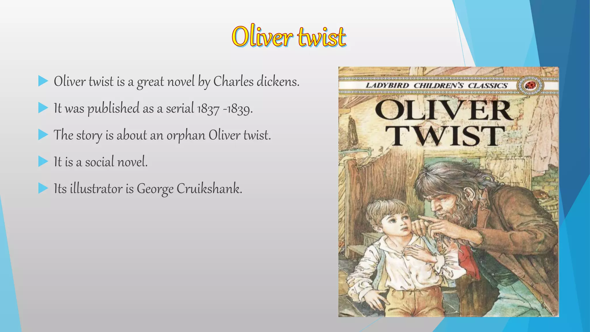 Charles dickens & oliver twist | PPTX