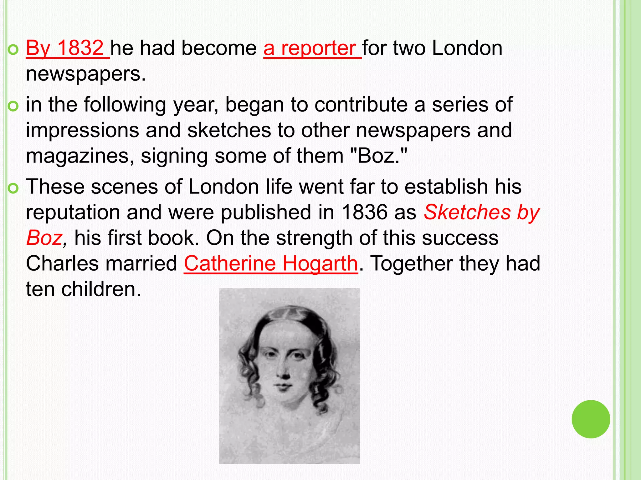 Charles dickens biography | PPTX