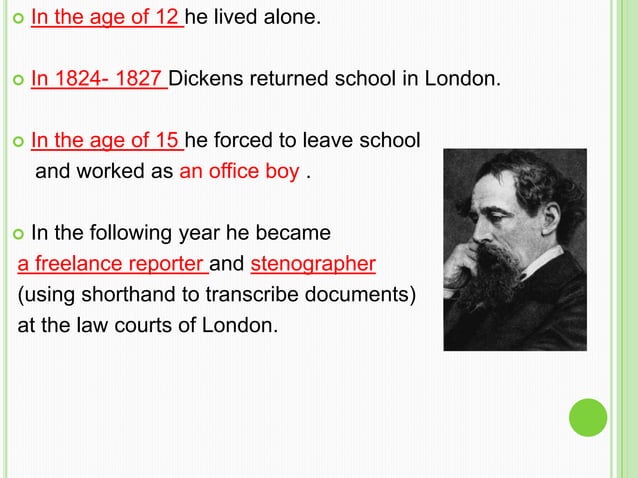 Charles dickens biography | PPTX