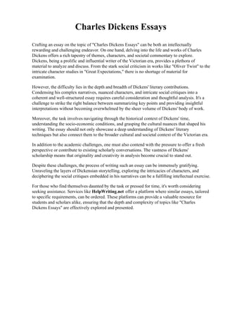 Charles Dickens Essays.pdf