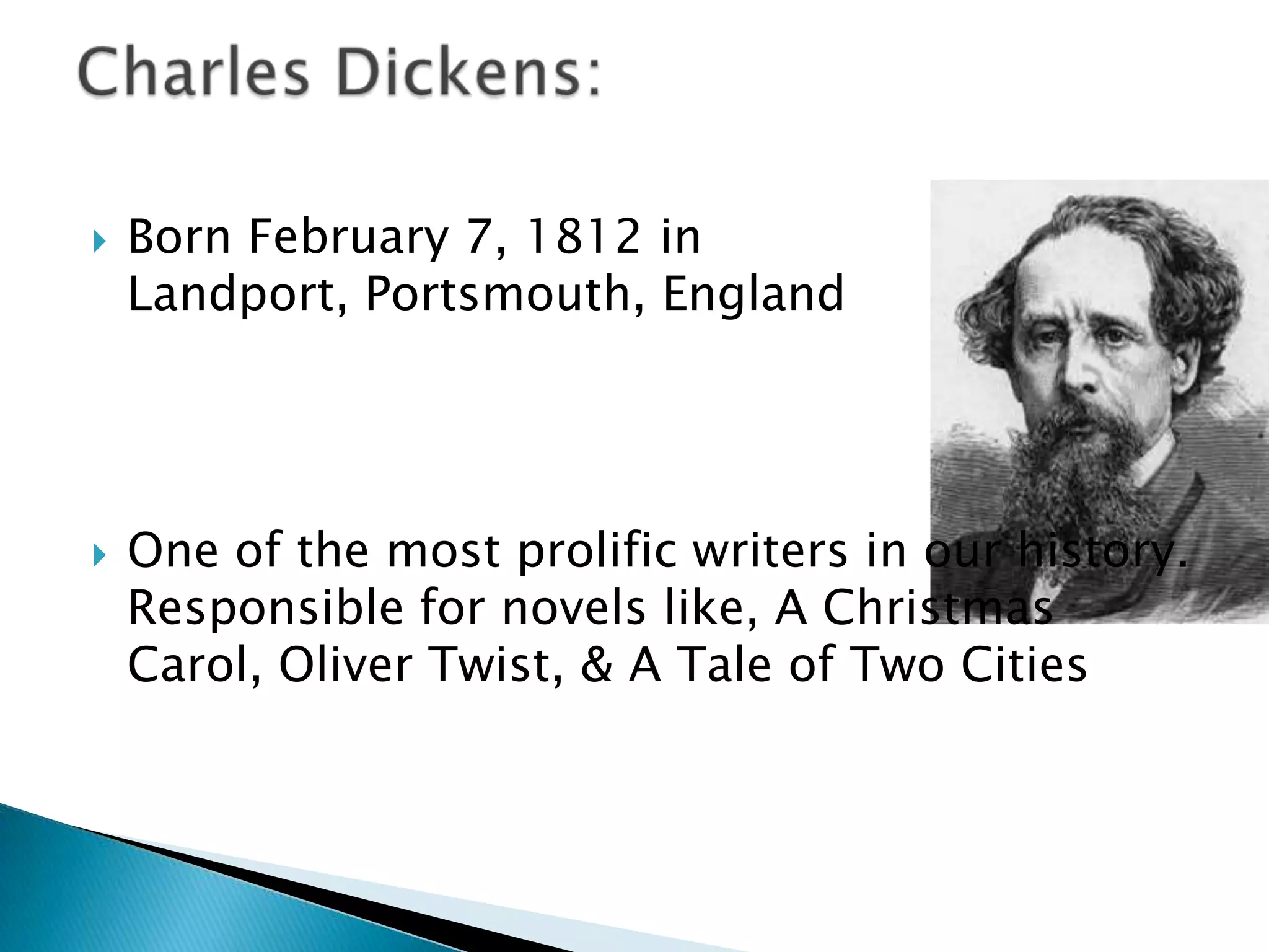 Charles dickens power point pressentation | PPTX