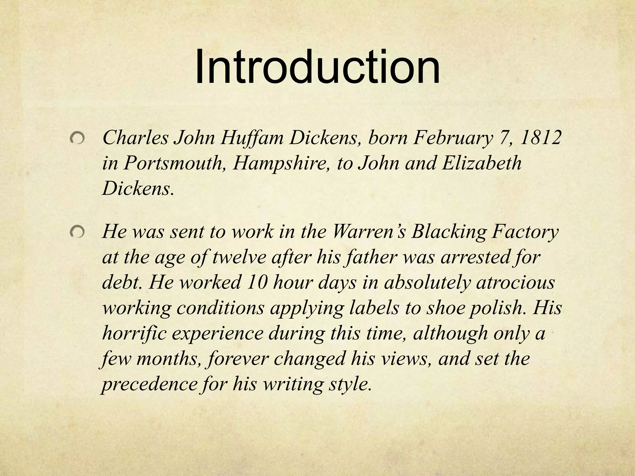 Charles dickens presentation | PPTX