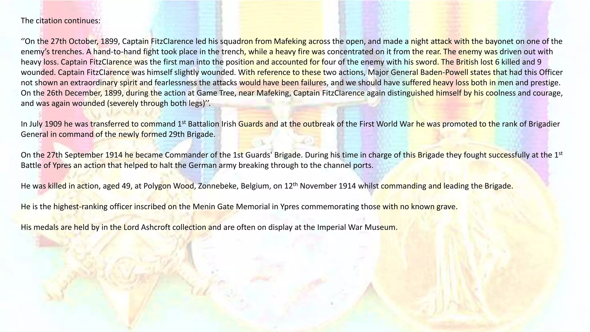 Charles fitzclarence | PPTX | Death, Injury, or Military Conflict ...