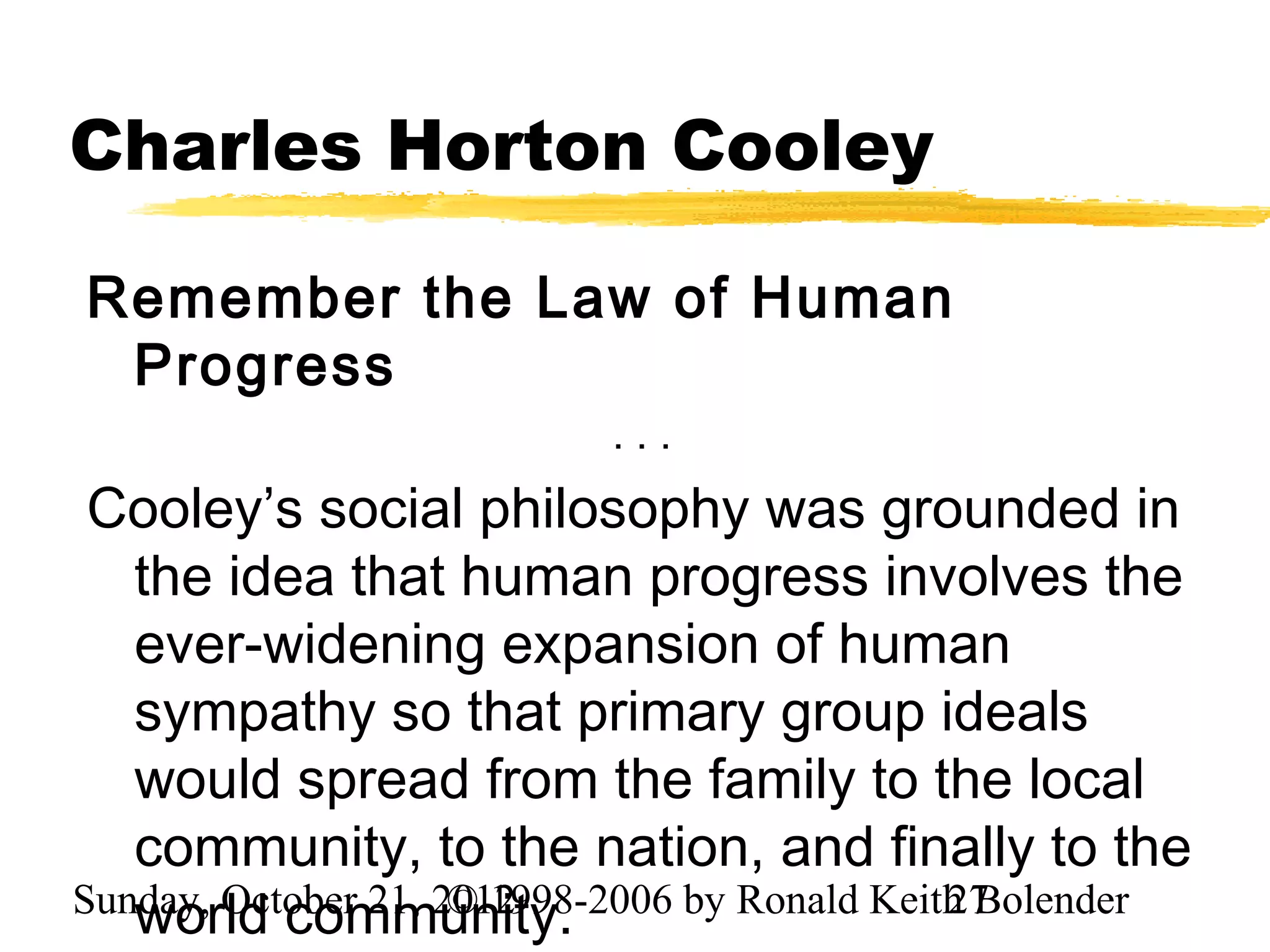 Charles horton cooley | PPT