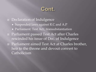 Charles ii | PPTX