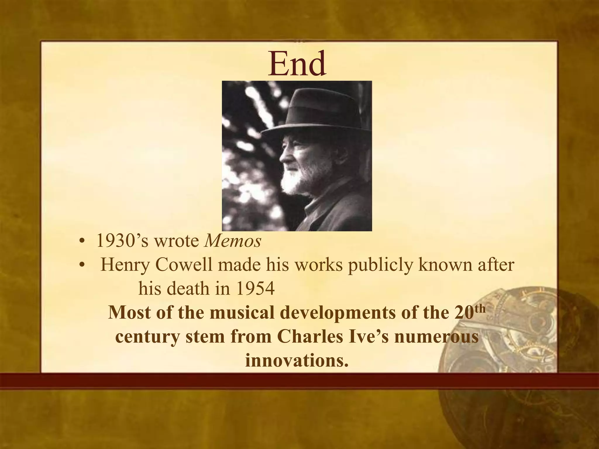 Charles ives (composer presentation) | PPTX