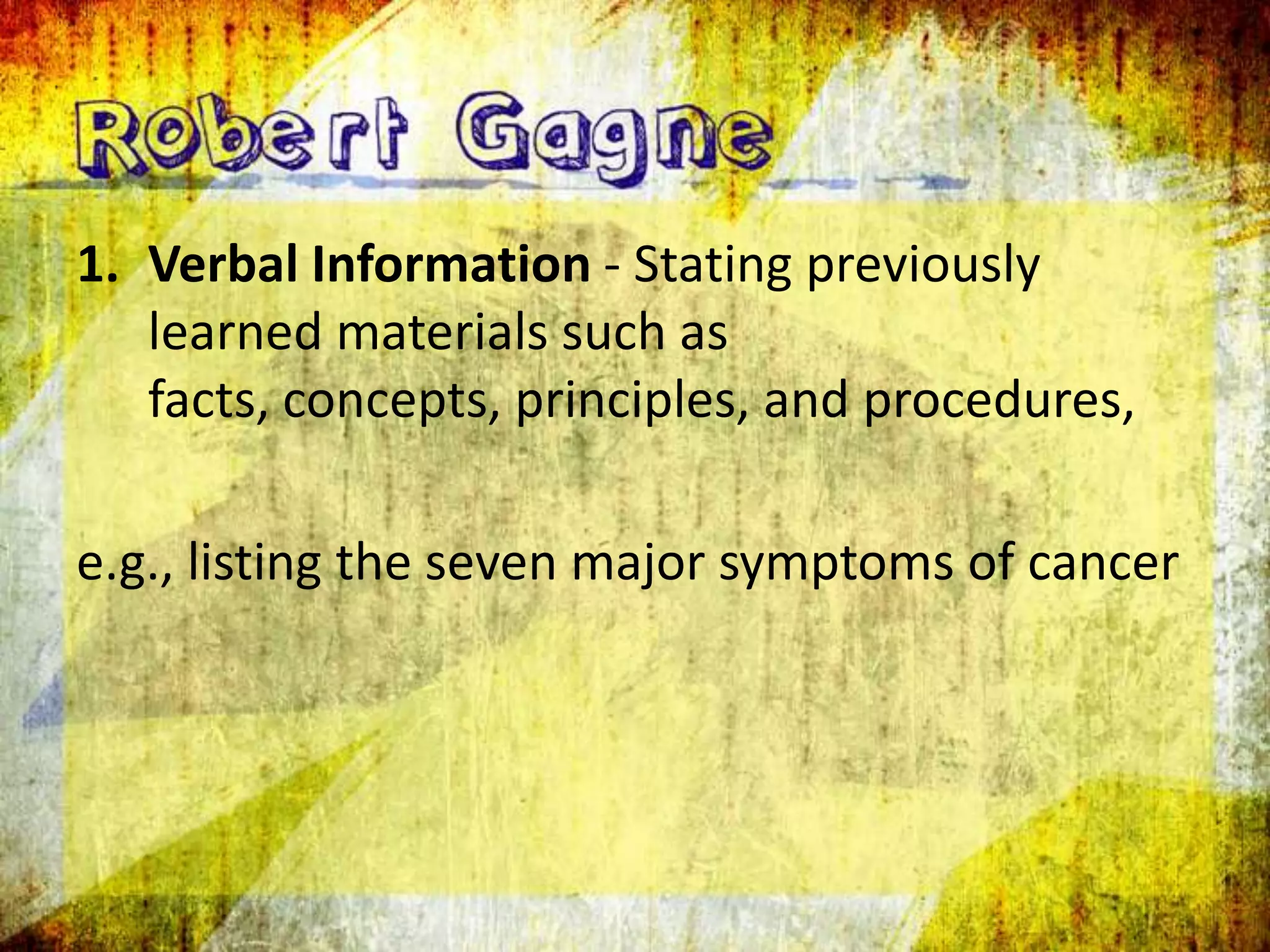 Charles Jd Robert Gagne | PPT