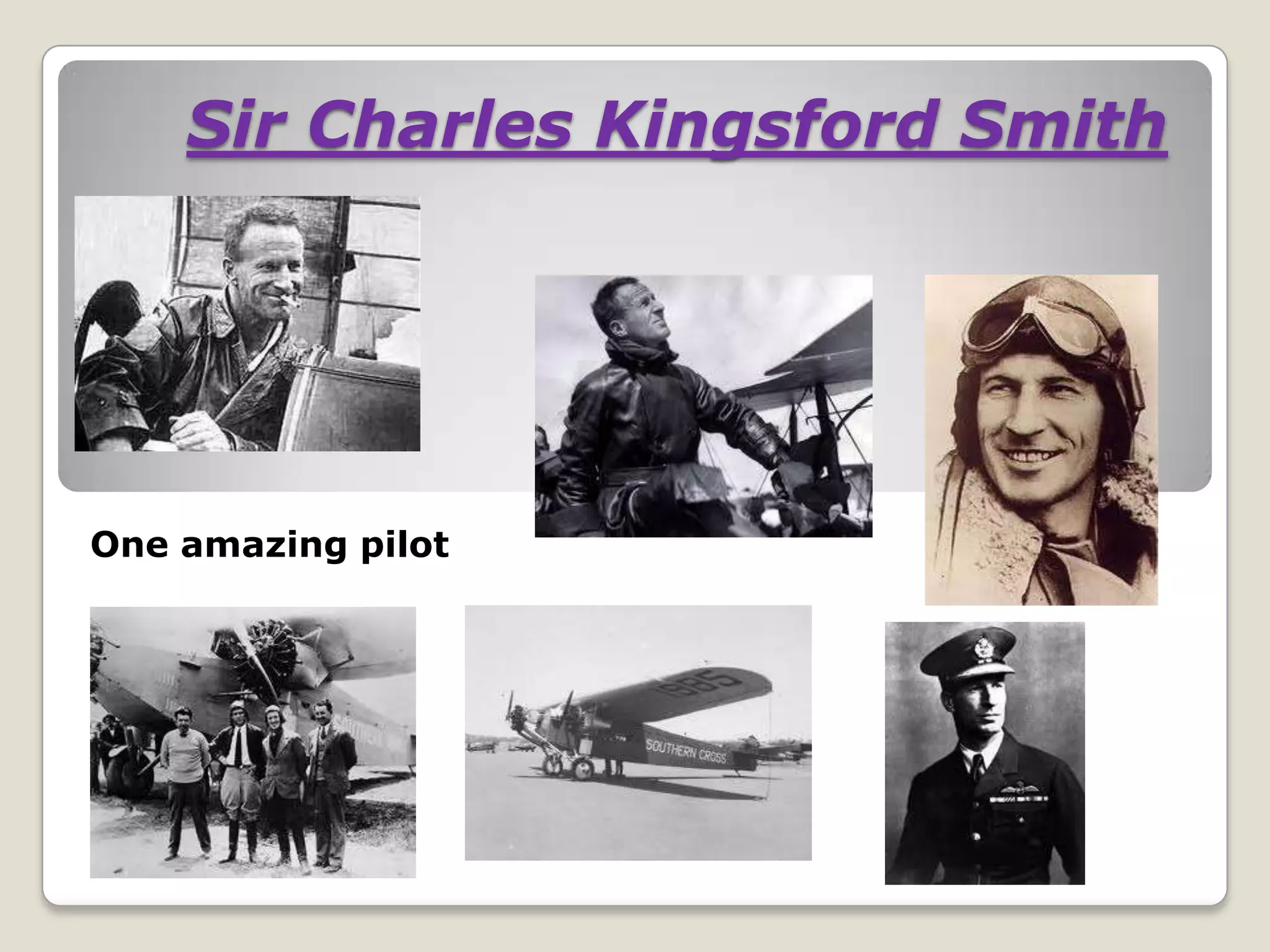 Charles kingsford edward smith | PPTX