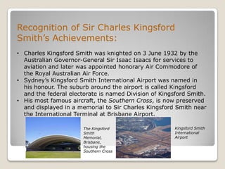 Charles kingsford edward smith | PPTX