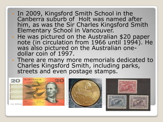 Charles kingsford edward smith | PPTX