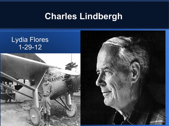 Charles lindbergh | PPT