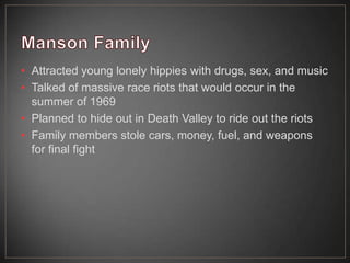 Charles manson | PPTX