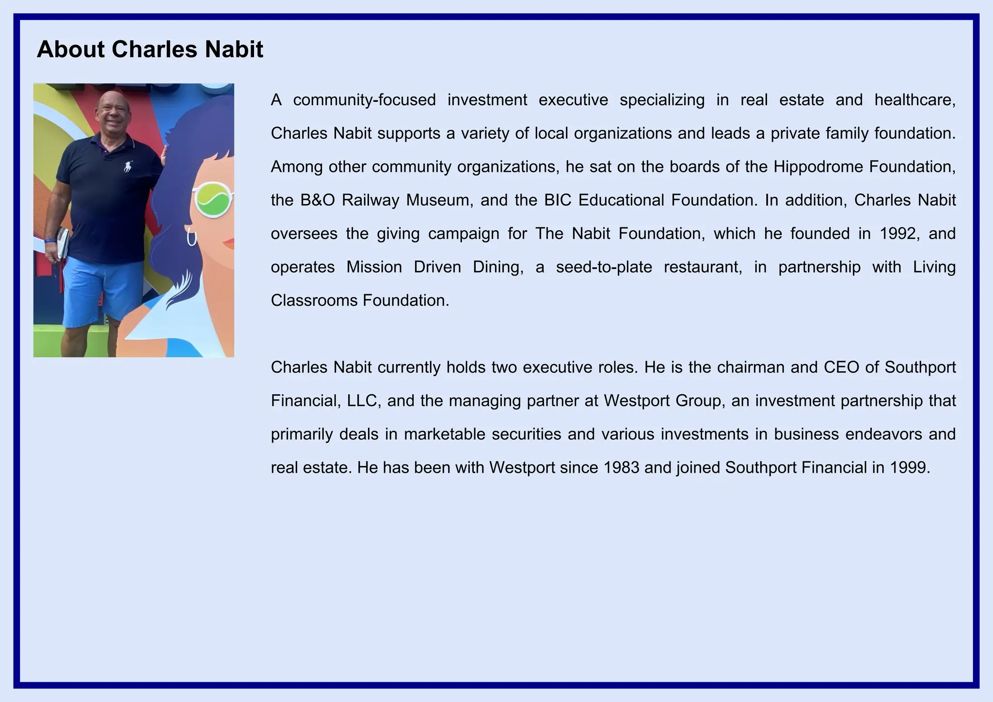 Charles (Chuck) Nabit - Investment Executive | PDF