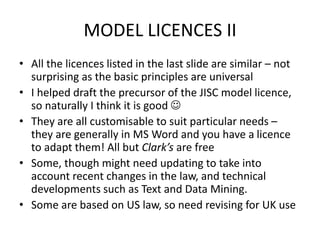 Management of Licences for Electronic Content | PPTX