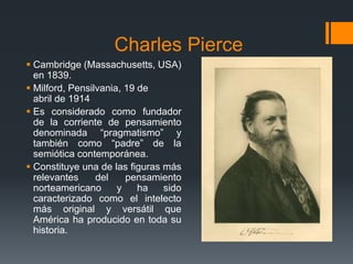 Concepción Tríadica de Charles Pierce | PPTX