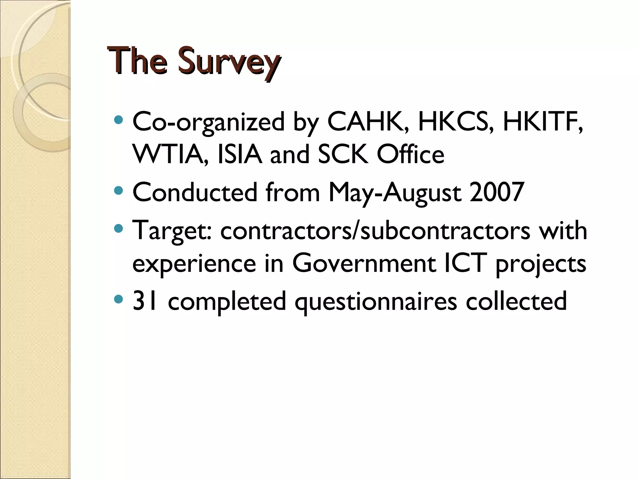Government ICT Procurement Policy Industry Survey | PPT | Free Download