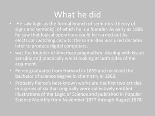 Charles sanders pierce | PPTX