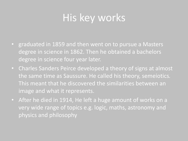Charles sanders pierce | PPTX