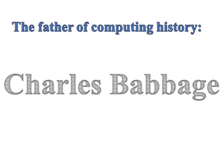 Charless babbage | PPT