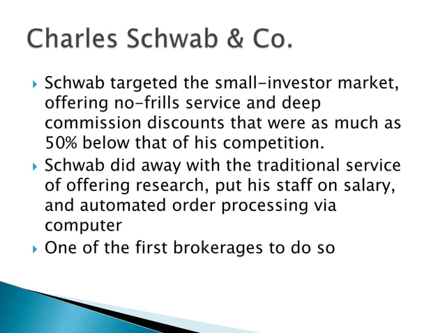 Charles schwab | PPTX