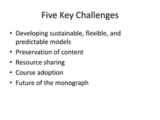 Levine-Clark, Michael and Rebecca Seger, “Reaching Sustainable Models ...