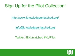 Knowledge Unlatched One Year On | PPT