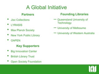 Knowledge Unlatched One Year On | PPT