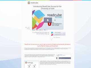 Charleston ReadCube Access | PPT