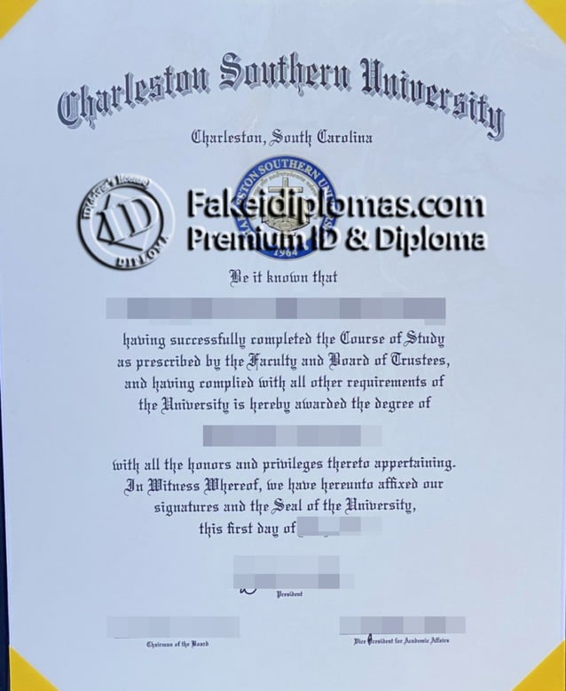 Charleston Southern University degree | PDF
