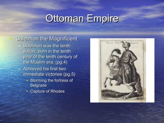 Charles v & suleiman the magnificent | PPT