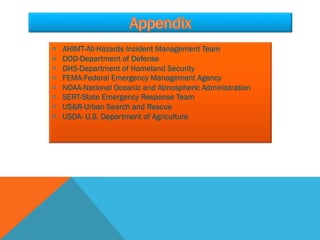 PROJECT STORYBOARD: Reducing Cycle Time for Natural Disaster Response ...