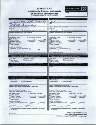 Charles Williams FPPC Form 700 | PDF