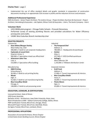 Charles Ytzen project architect | PDF