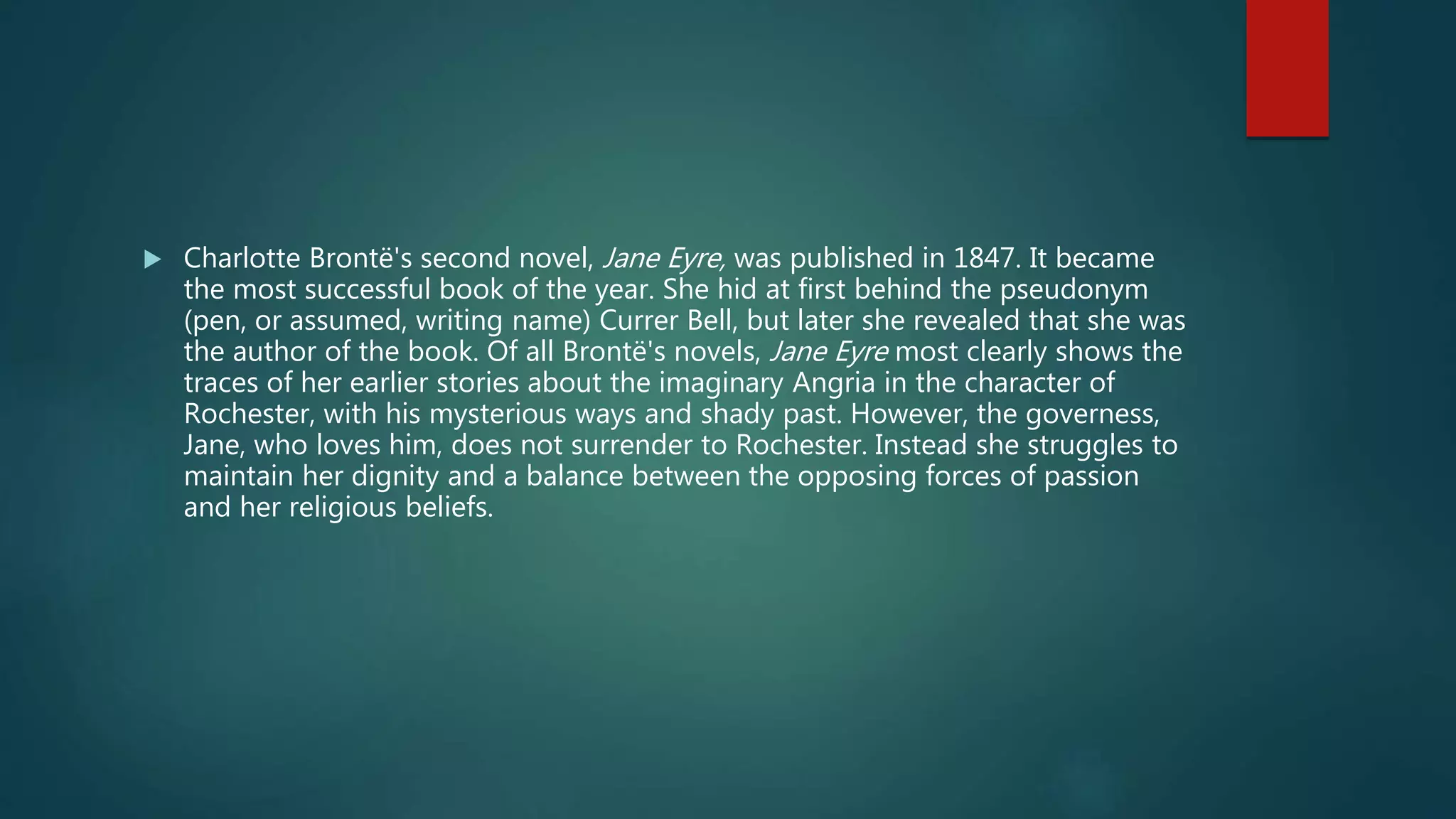 Charlotte bronte.pptx1 | PPTX