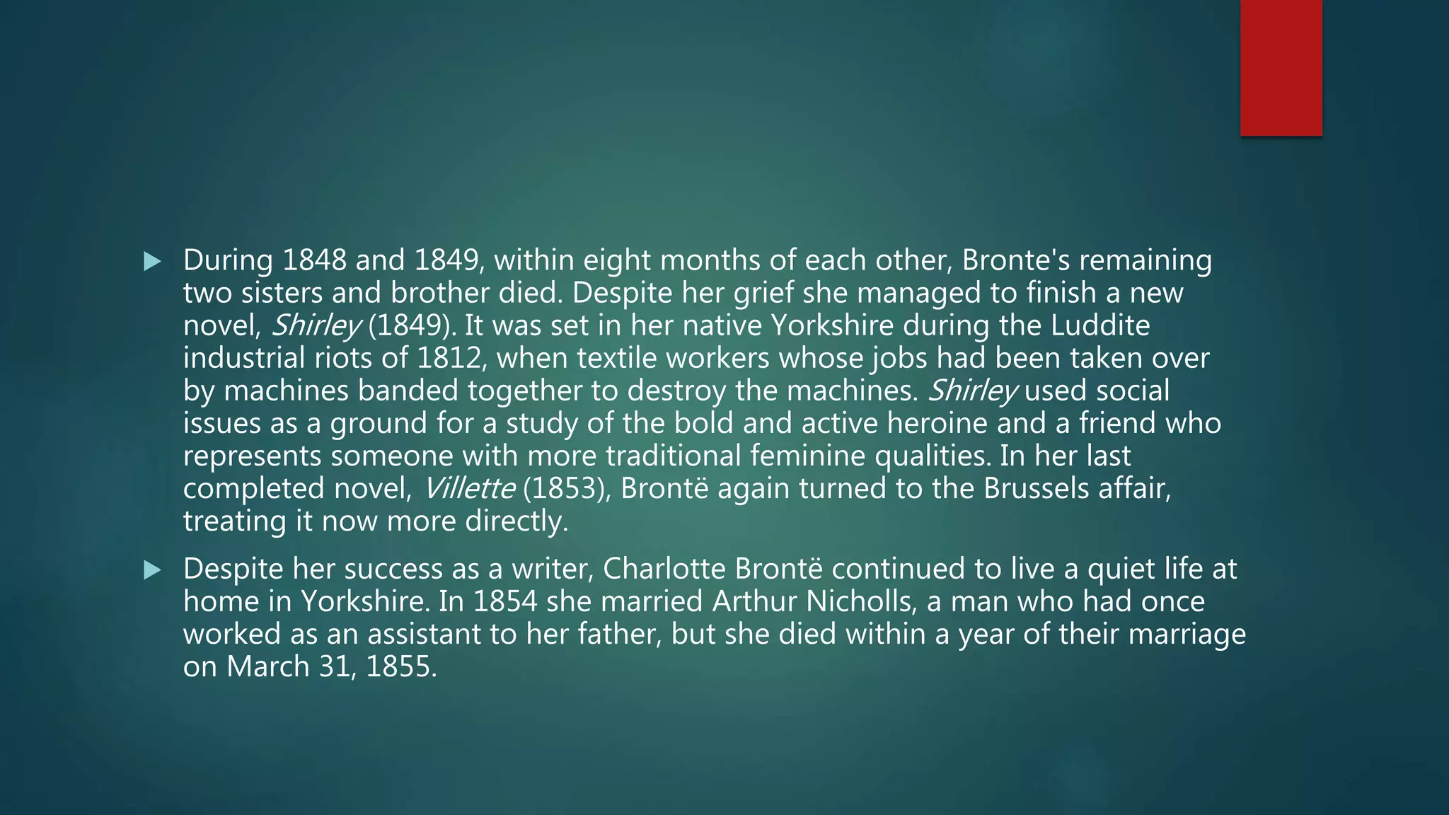 Charlotte bronte.pptx1 | PPTX