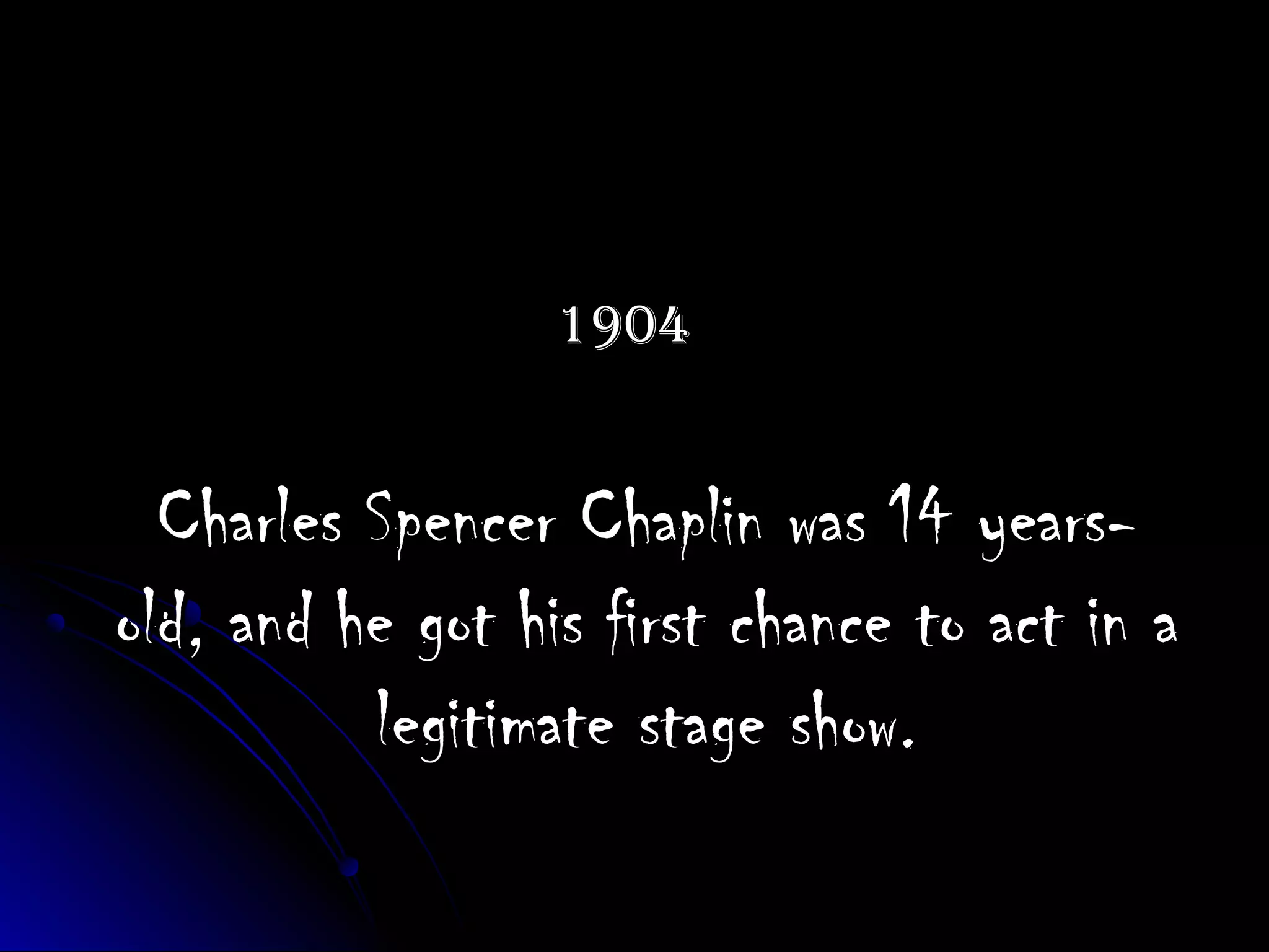 Charlie chaplin-biography | PPT