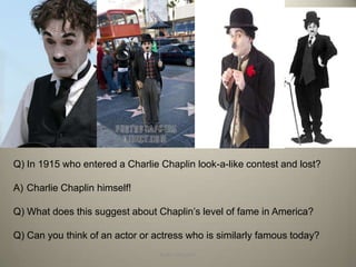 Charlie chaplin - the real one man army | PPT