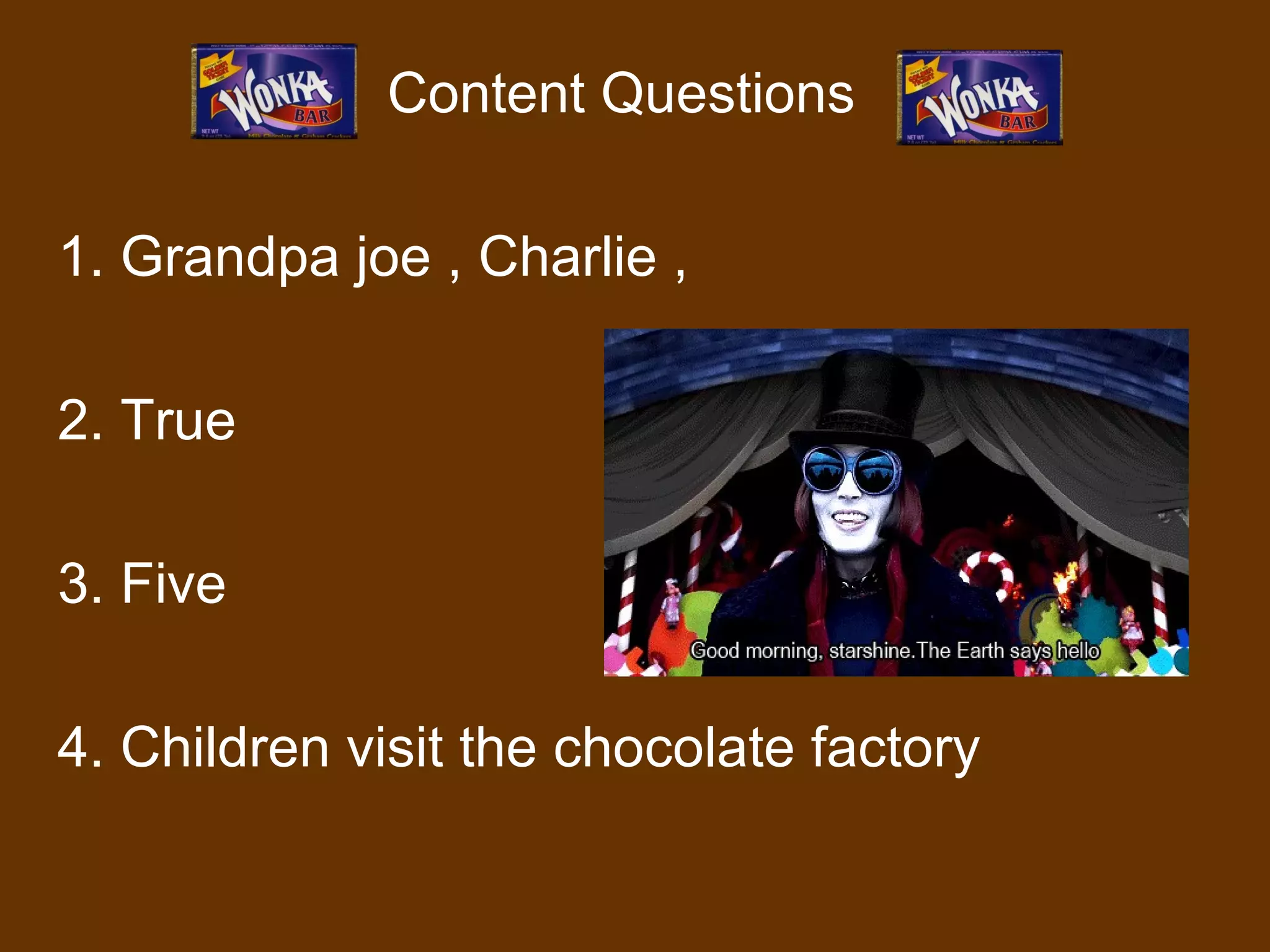 Charlie and chocolate factory - Chapter 5 | PPT