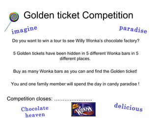 Charlie and chocolate factory - Chapter 5 | PPT