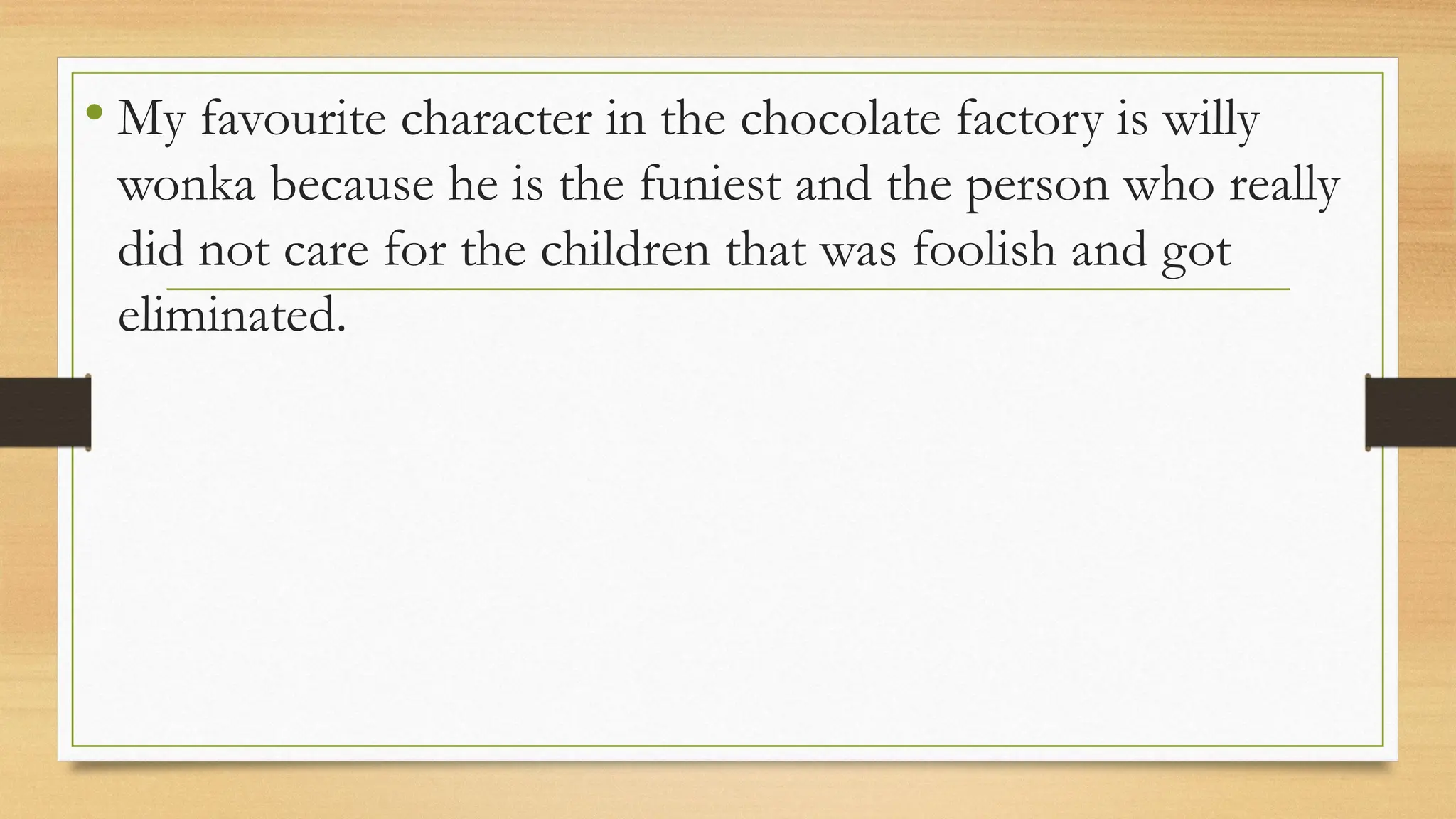 Charlie and the chocolate factory amazing summary | PPTX
