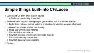 Demonstrating Monitoring Solutions for CF and Lucee | PPT