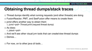 Demonstrating Monitoring Solutions for CF and Lucee | PPT