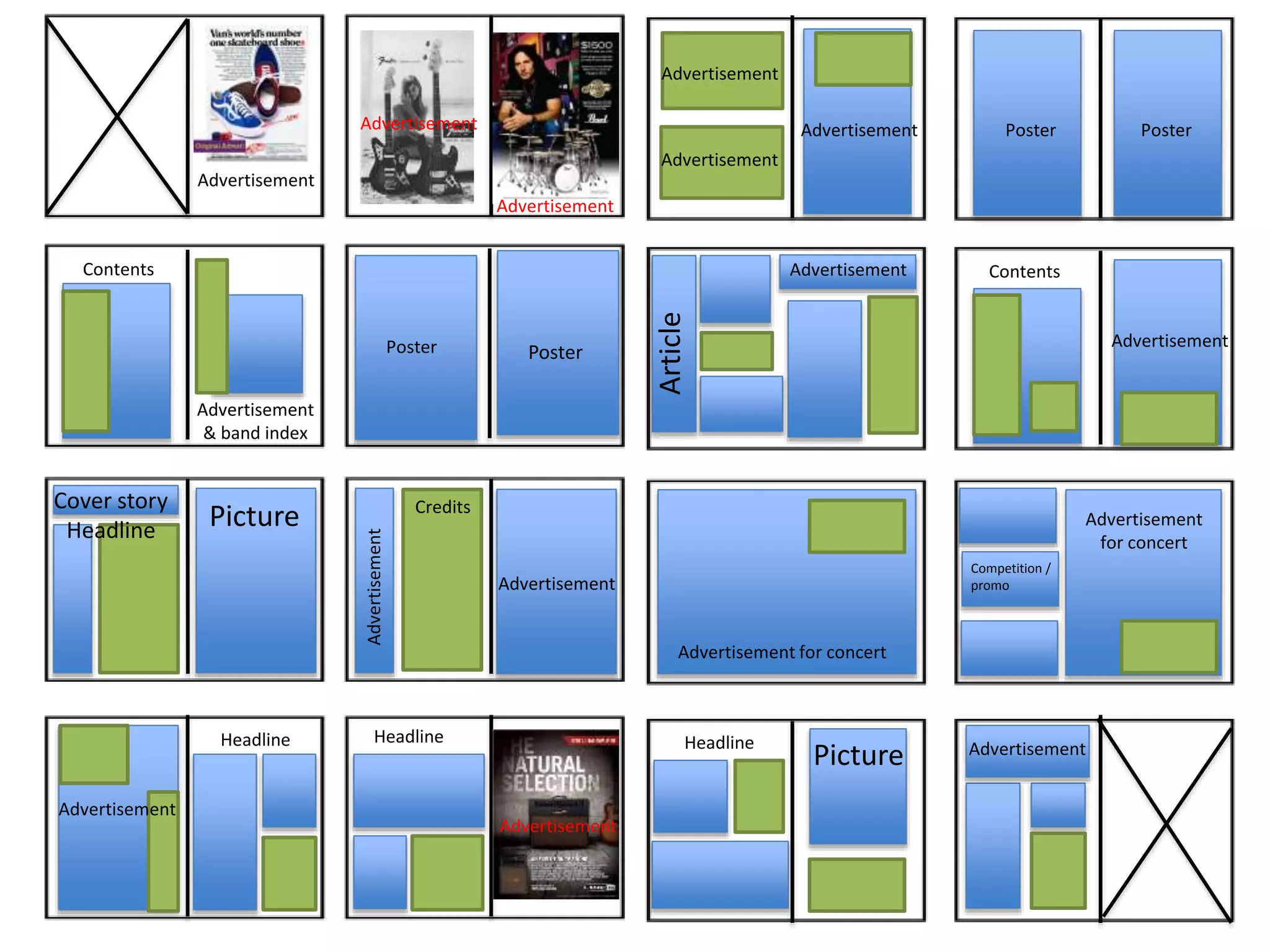 Magazine Flat Plan | PPTX