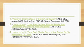Charlie Dizon Biography, Early Life, Career, Filmography.pptx