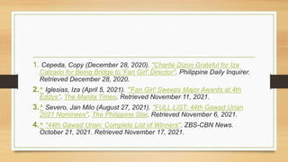 Charlie Dizon Biography, Early Life, Career, Filmography.pptx