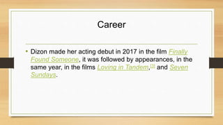 Charlie Dizon Biography, Early Life, Career, Filmography.pptx