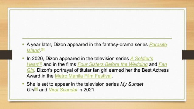 Charlie Dizon Biography, Early Life, Career, Filmography.pptx