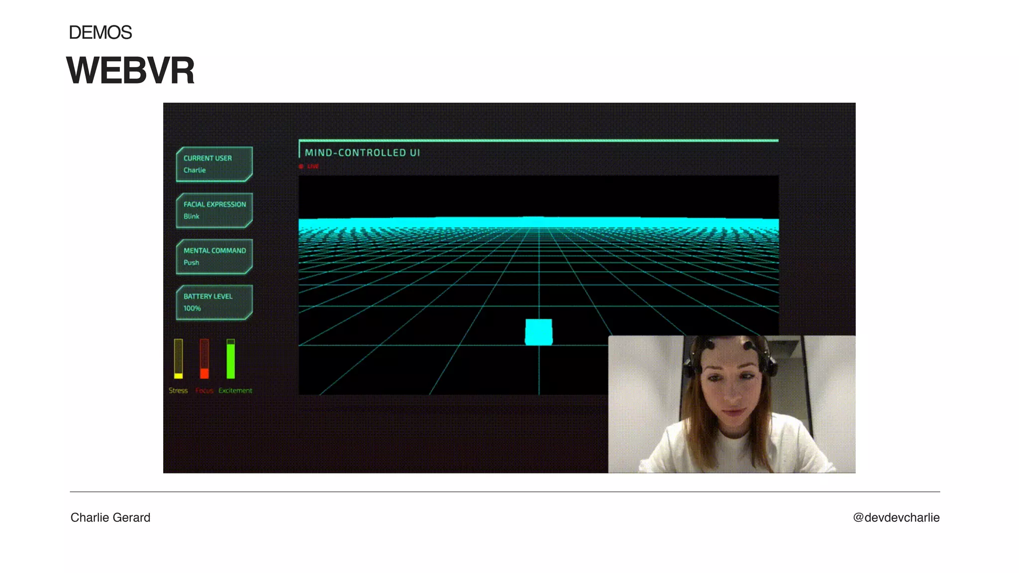 Charlie Gerard- Mind Control in Javascript (Evolution) | PPT