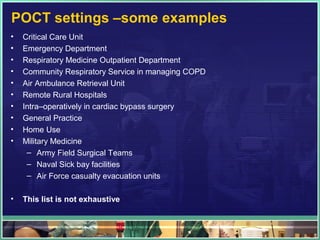 Charlie Houston point of care past,present & future | PPT